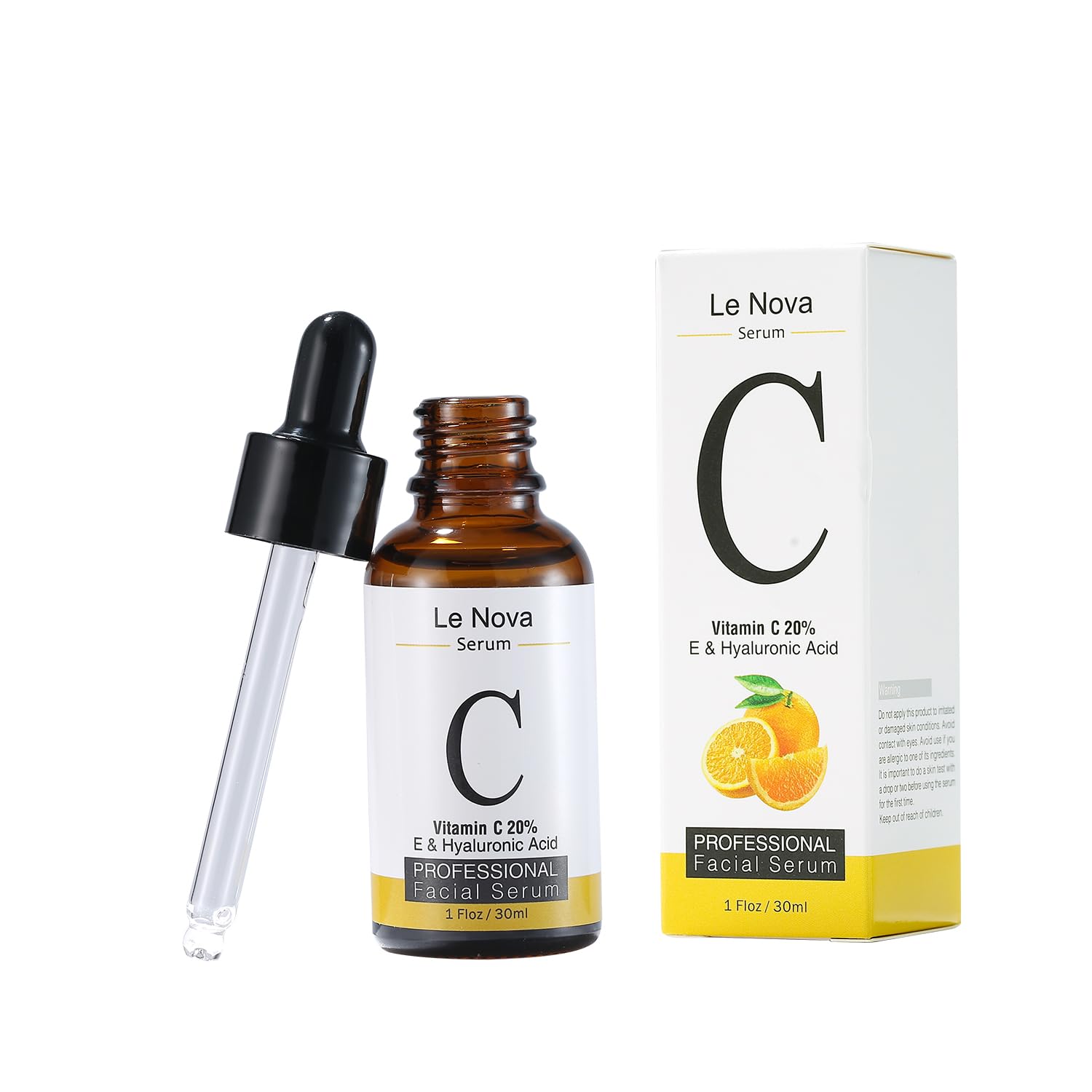 Amazon.com: Le Nova Vitamin C Face Serum - Anti Aging Facial Serum With ...