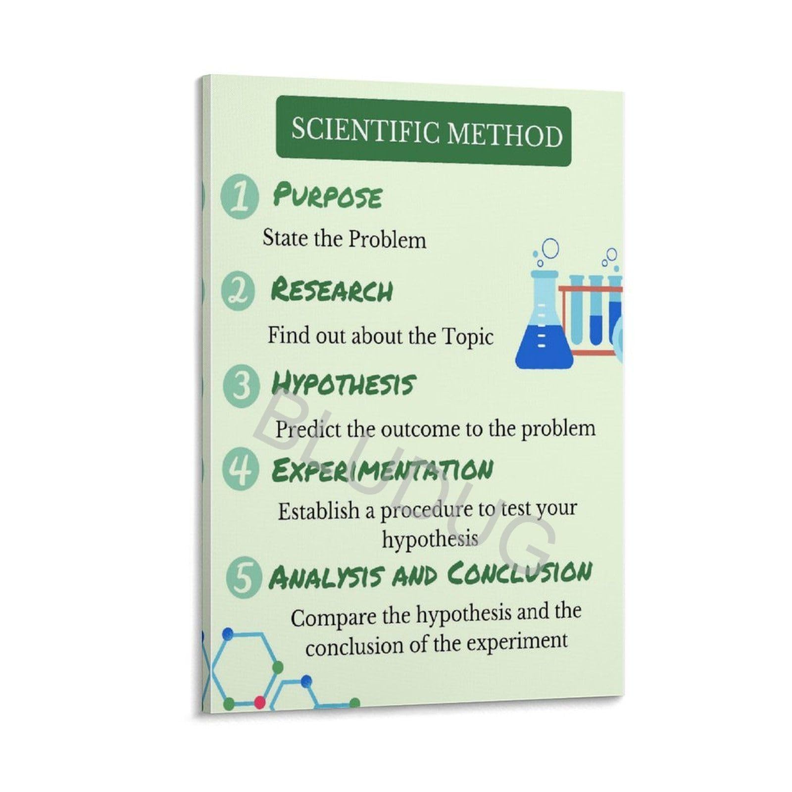 Wetenschappelijke Methode Poster Natuurwetenschappelijke Methode