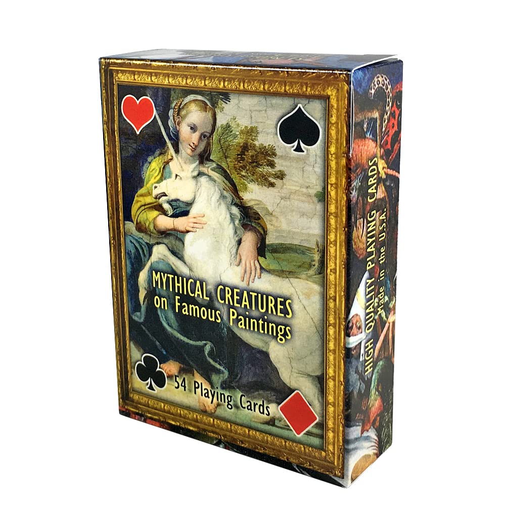 Mythical Creatures 54 Playing Cards Famous Paintings The Garden Earthly ...