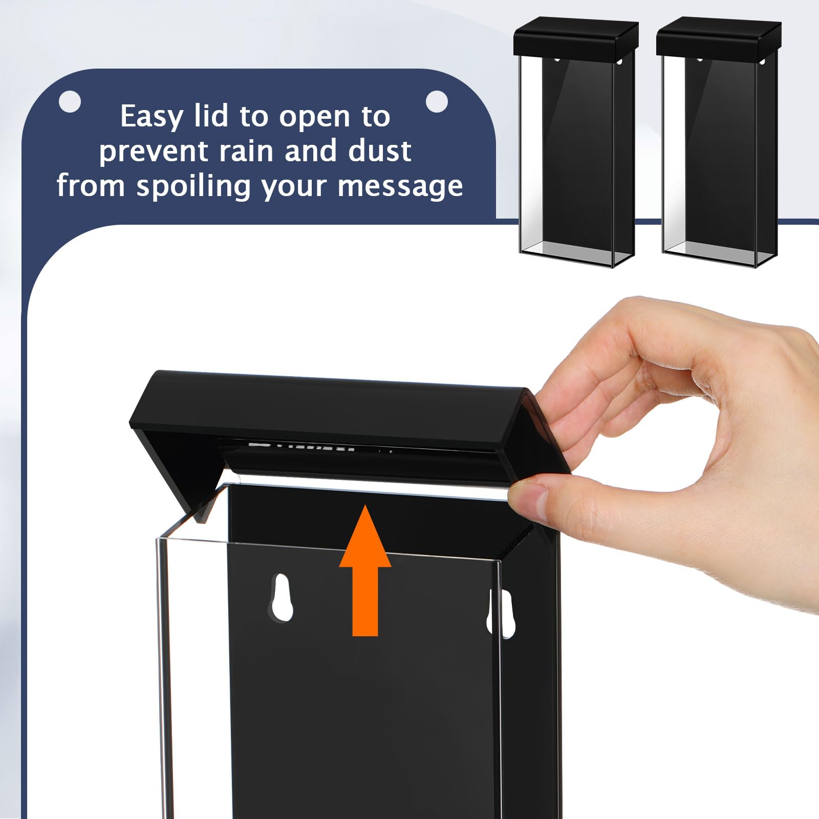 Snapklik.com : Remerry 1 Pcs Outdoor Brochure Holder 4 X 9 Inch ...