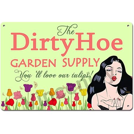 Amazon.com: The Dirty Hoe Garden Supply Humorous Funny Inappropriate ...