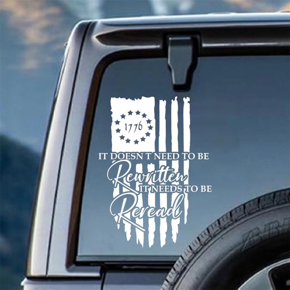 Amazon.com - 1776 Flag 13 Stars Circle Sticker Decal Vinyl 09242b - 2 ...