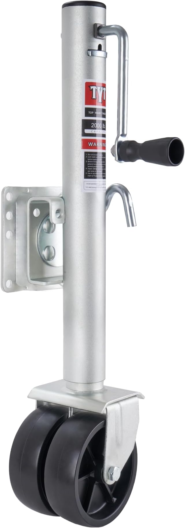 Amazon.com: Jeremywell 2000lbs Trailer Jack with Double Wheel ...