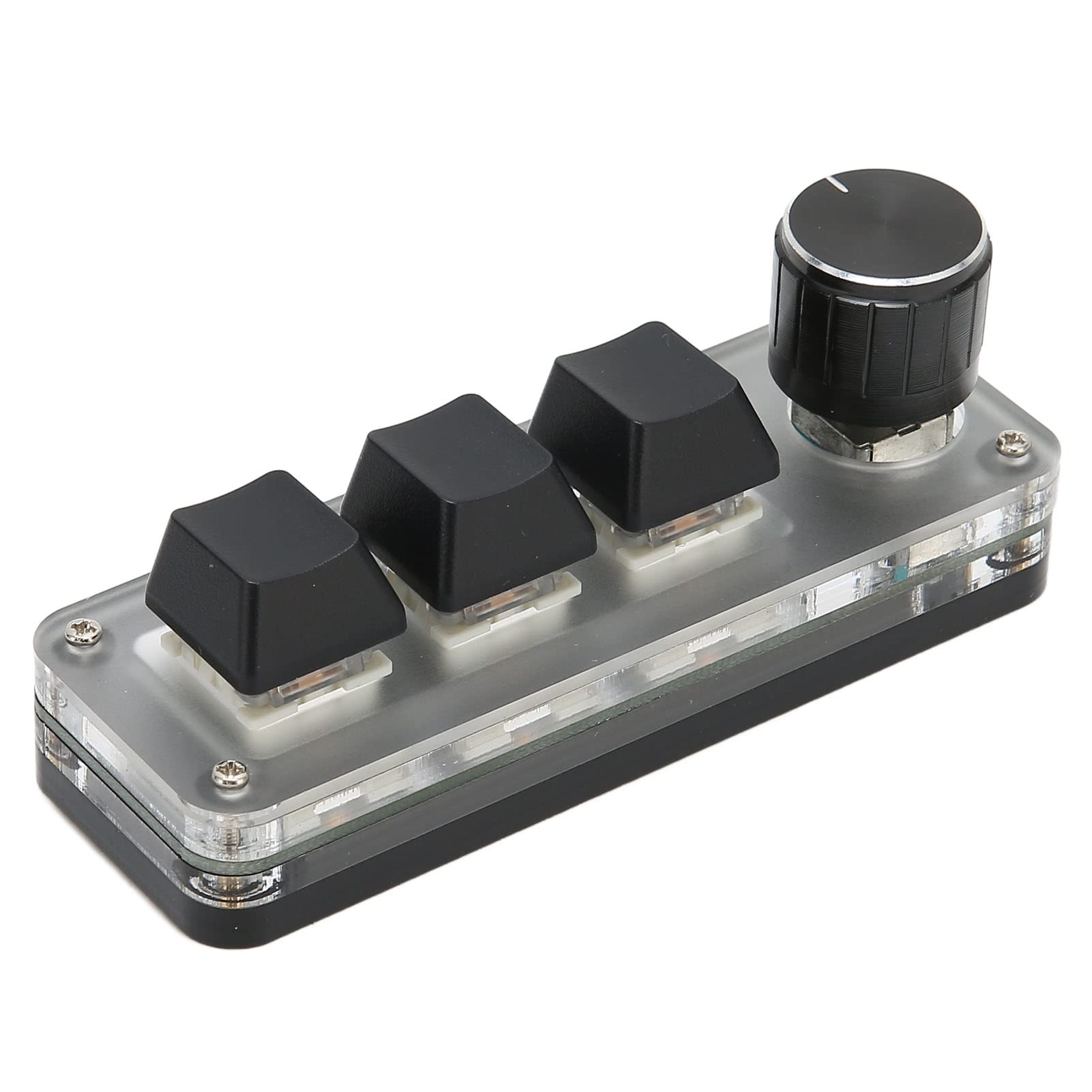 Amazon.com: Macropad, Copy Paste Keyboard, 3 Key Small Keypad Multifunctional Shortcut RGB ...