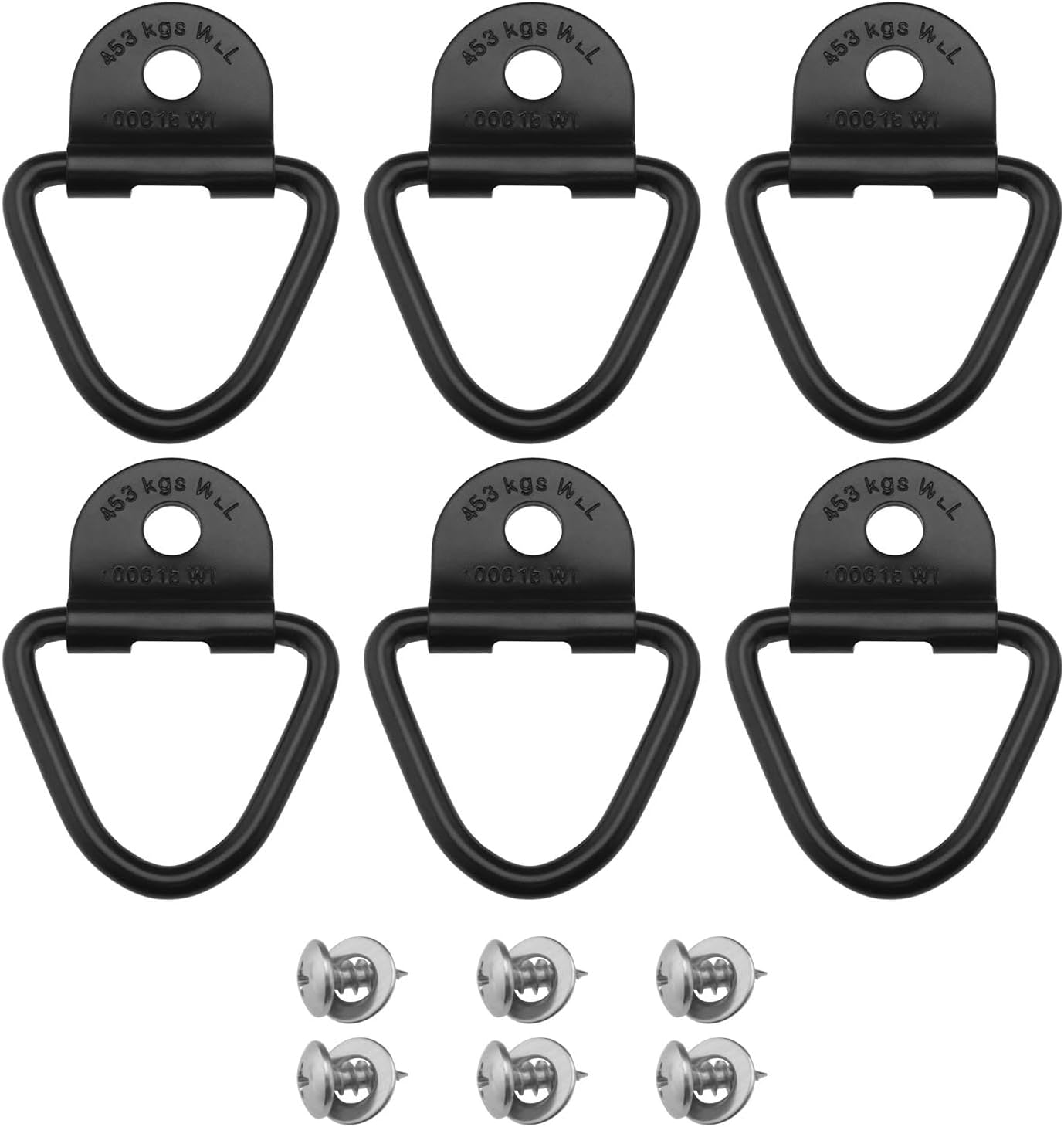 OTOTEC 6PCS Cargo Tie Down Anchors Hooks Heavy Duty V Rings Bolt ...