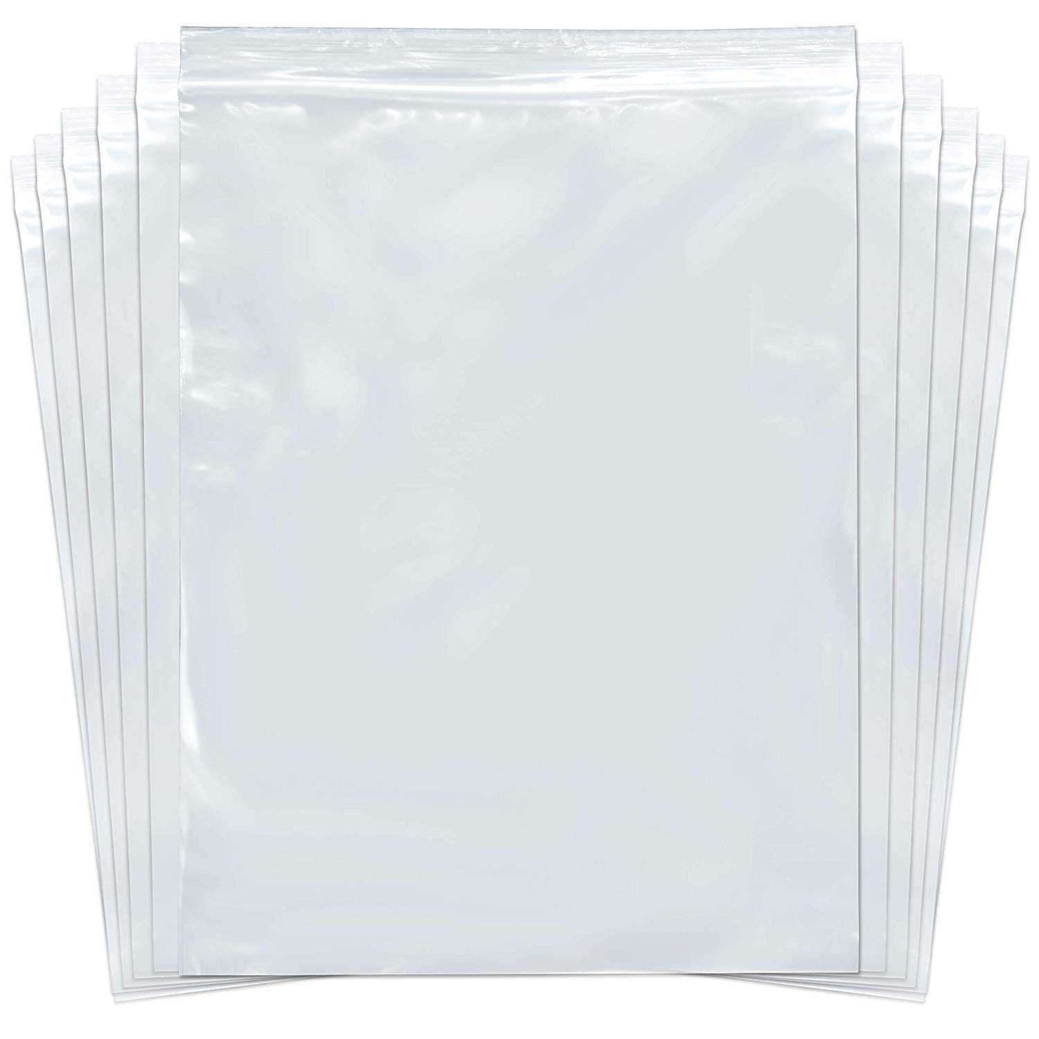 Grip Seal Bags Resealable Clear Plastic Zip Lock Polythene Bag GL8, 3 ...
