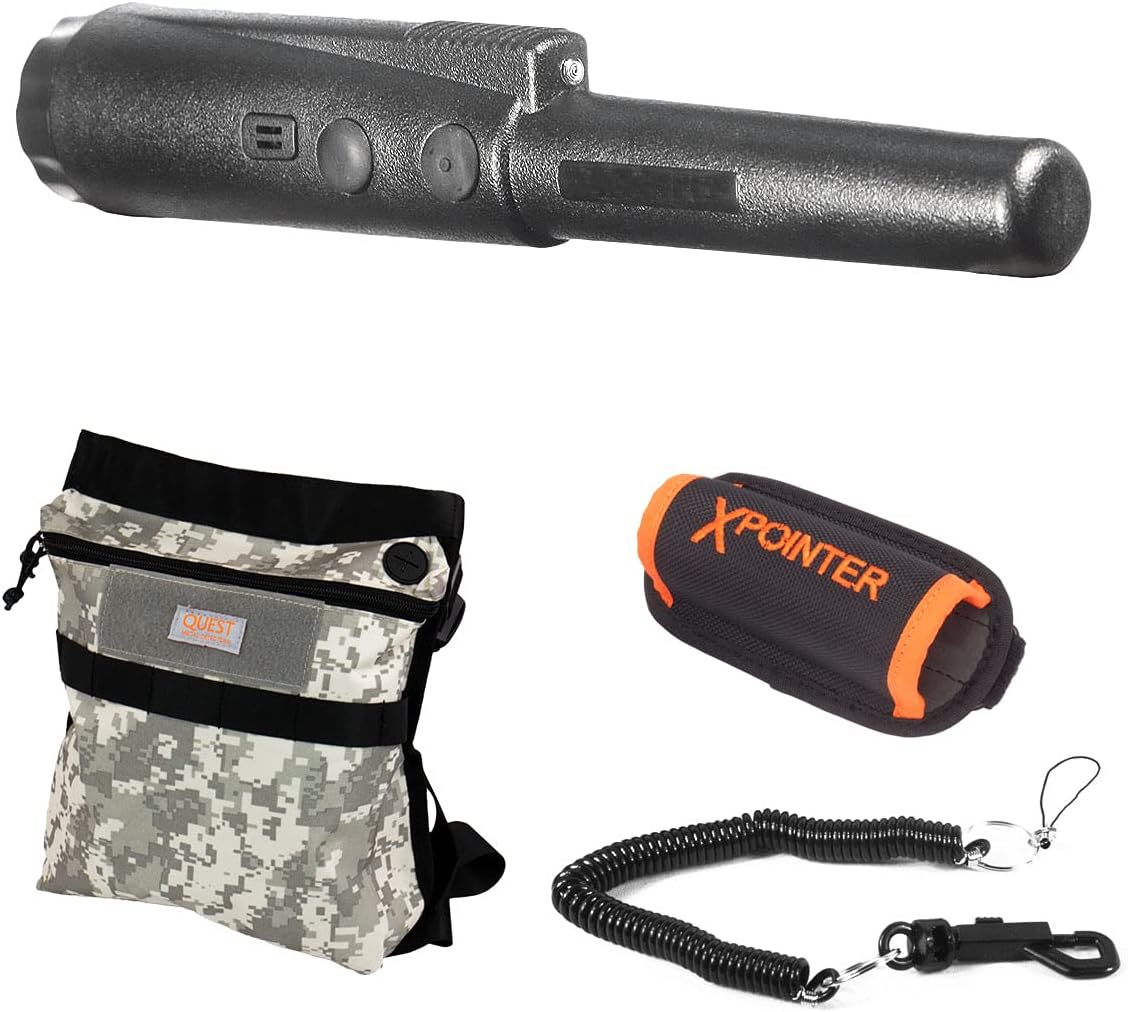 Amazon.com : Quest xPointer Land - Black Land Pinpointer & Camo Pouch ...