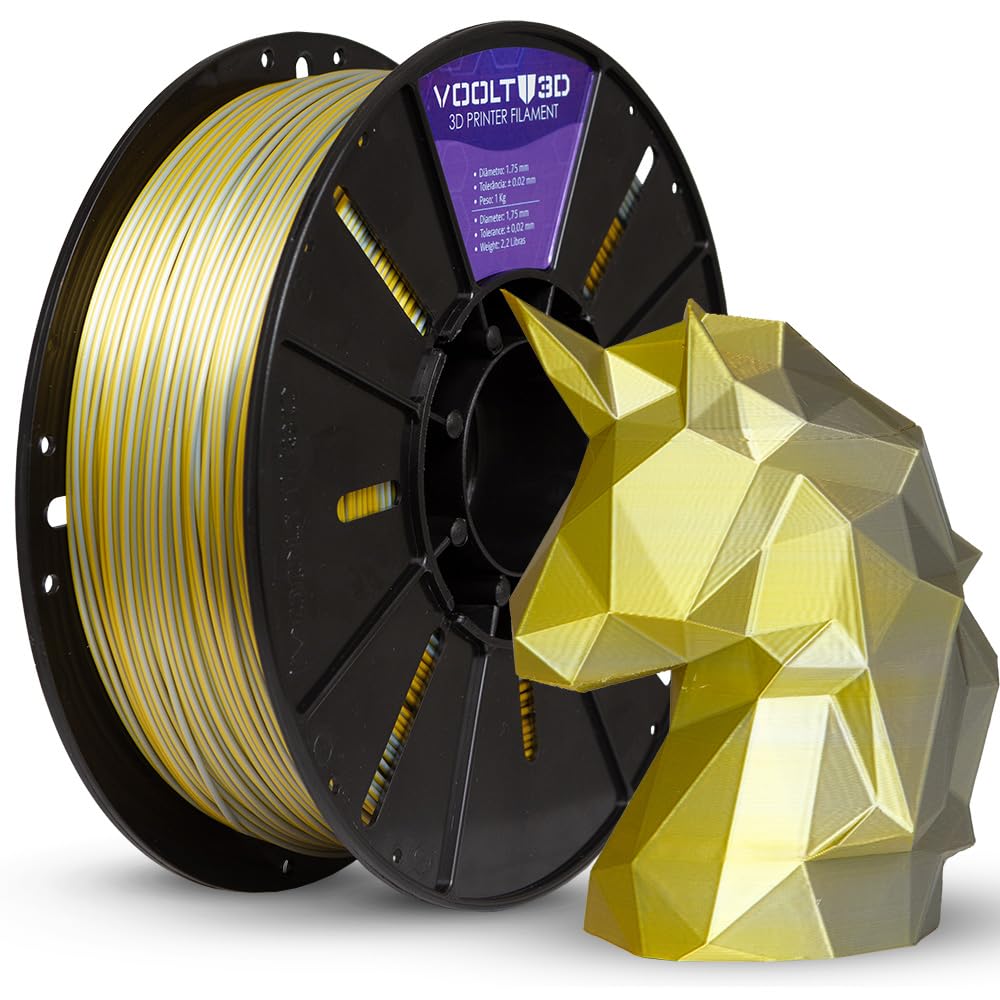 Filamento PLA Duo Color High Speed 1Kg 1,75mm Duas Cores Efeito Bicolor ...