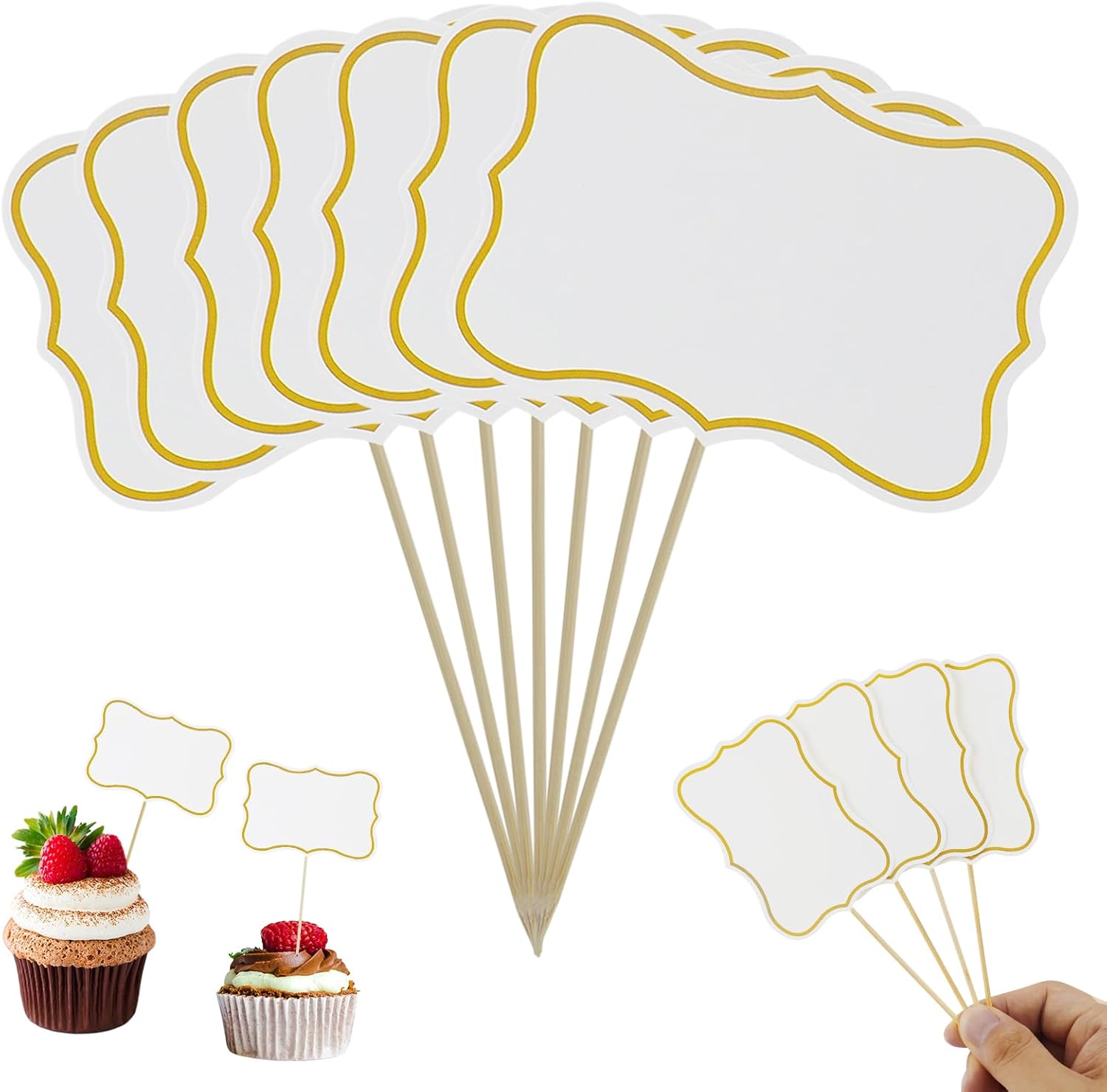 62 PCS Party Food Flags for Buffet, Mini Chalkboard Signs for Food ...