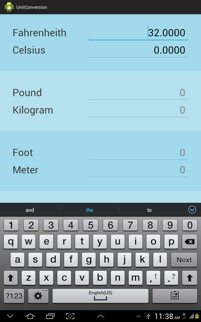 Unit Conversion - App on Amazon Appstore