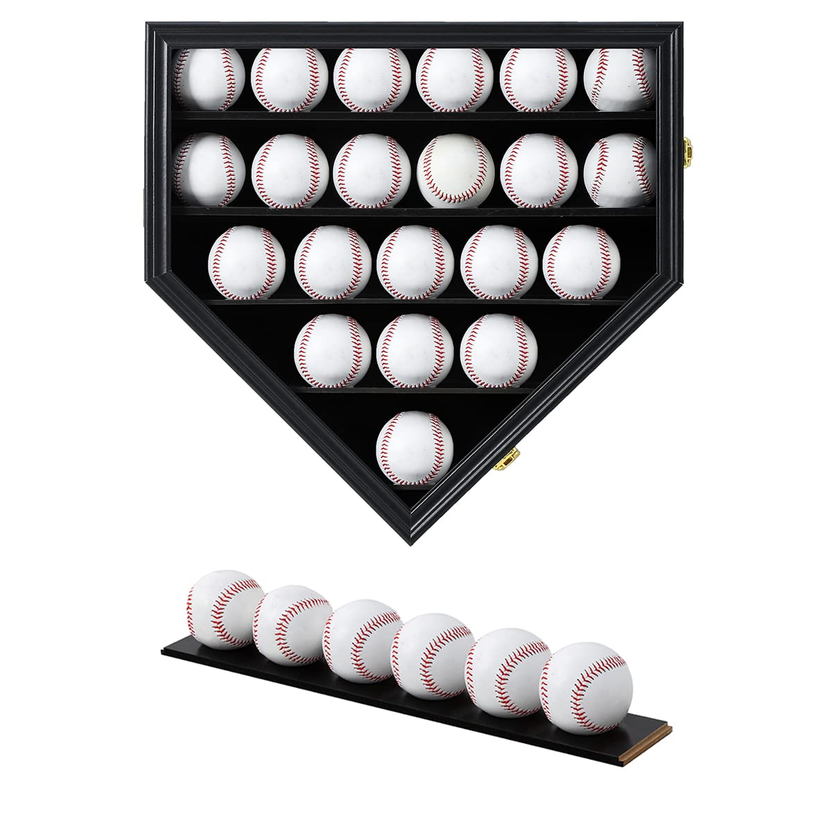 Amazon.com: Baseball Display Frame Case Baseball Shadow Box Wall ...