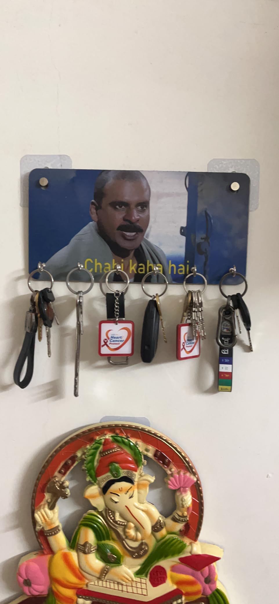 Risty Shop Home Chabi Kaha hai (Gangs of wasseypur) Wooden Key/Utensil ...