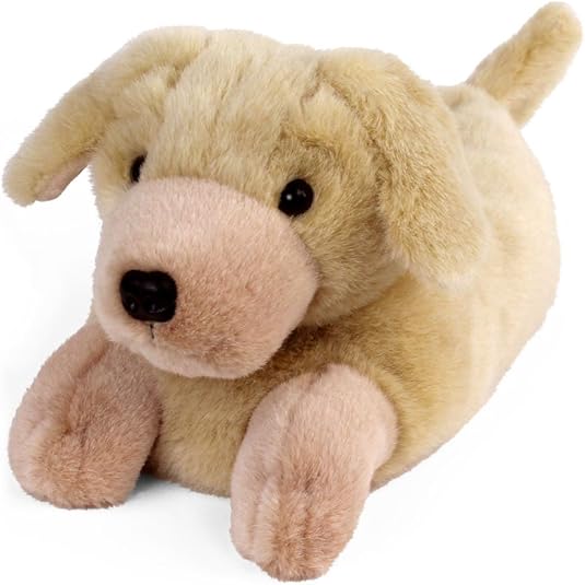 Amazon.com | Everberry Yellow Labrador Slippers - Plush Lab Dog Animal ...