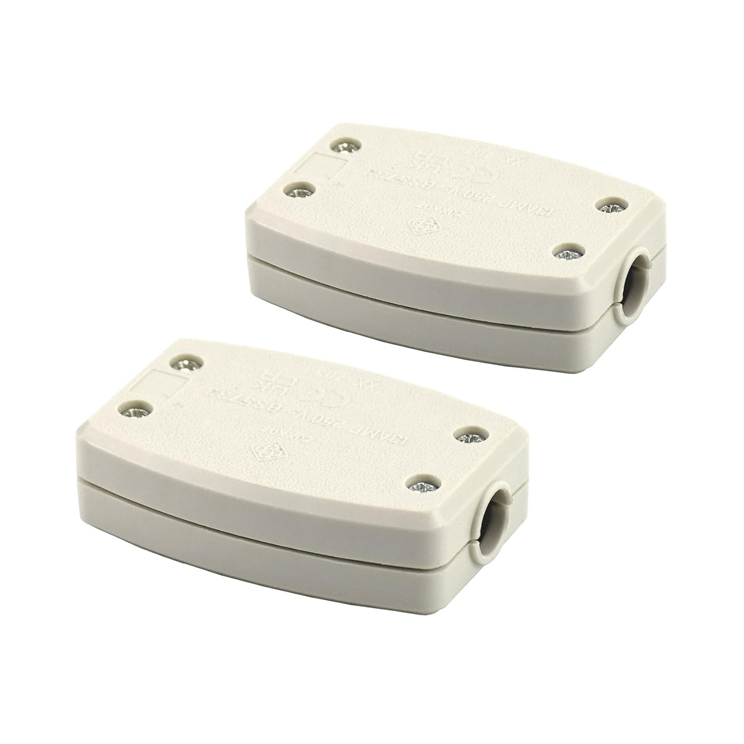 2 Pack 3-Terminal Wire Junction Boxes,Flex Erminal In-line Connector Connect Extension or Repair ...