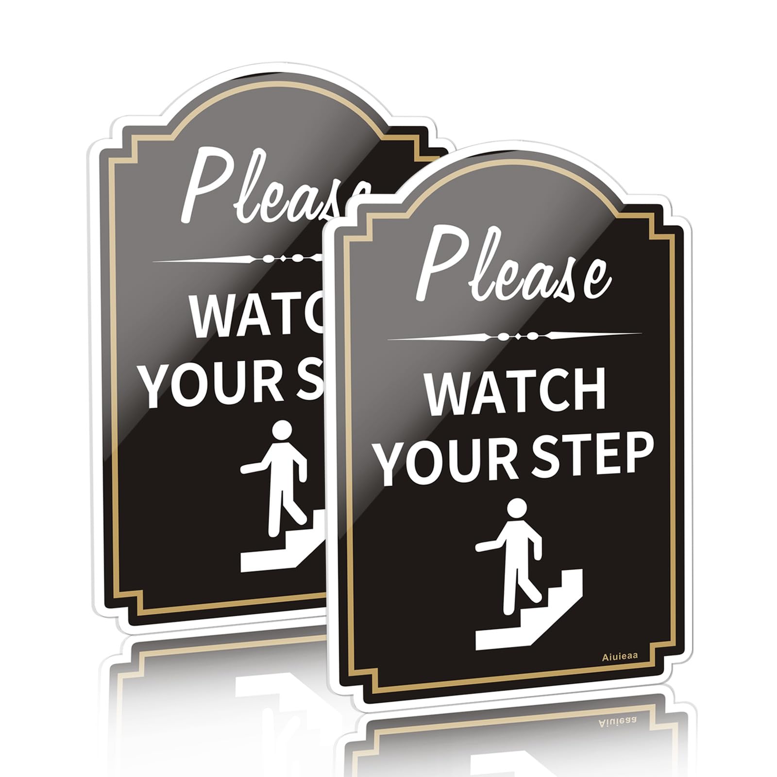 Computer Sign Watch Your Step Floors