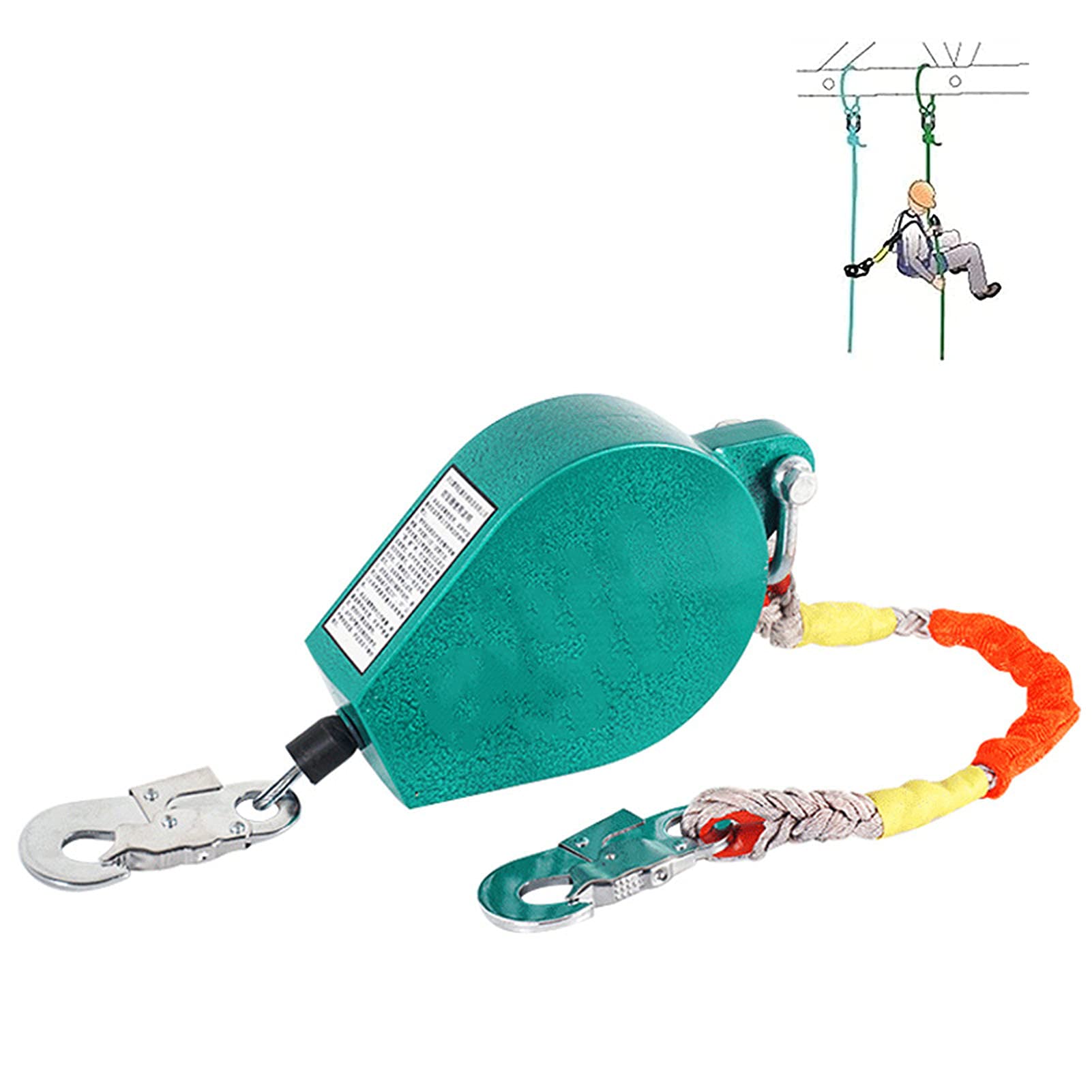 Buy Portable Fall Arrester, Double Lock Structure Self Retracting ...