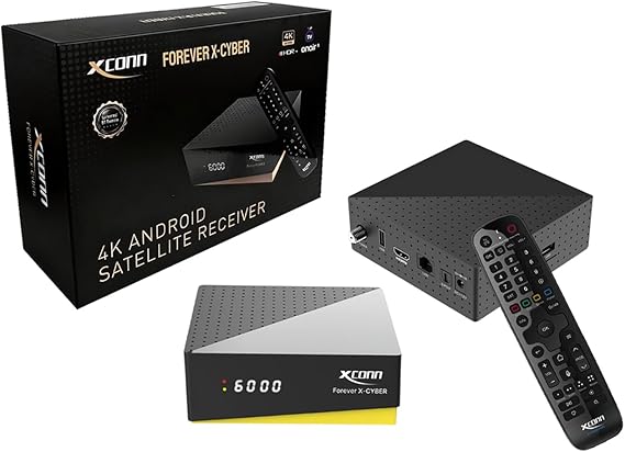 Amazon.com: ACECONN XCONN Forever X-Cyber 4K TV Box Super Box Android ...