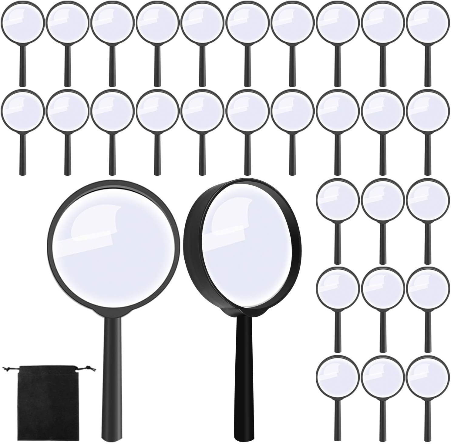 Amazon.com: NSBELL 42PCS Plastic Magnifying Glasses Colorful Magnifying ...