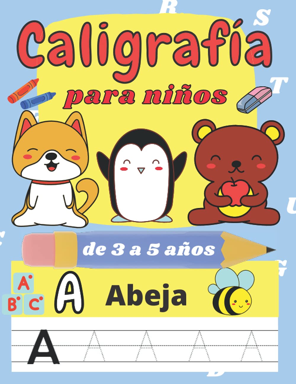 Buy Caligrafía para niños de 3 a 5 años: libro de trazos para niños ...