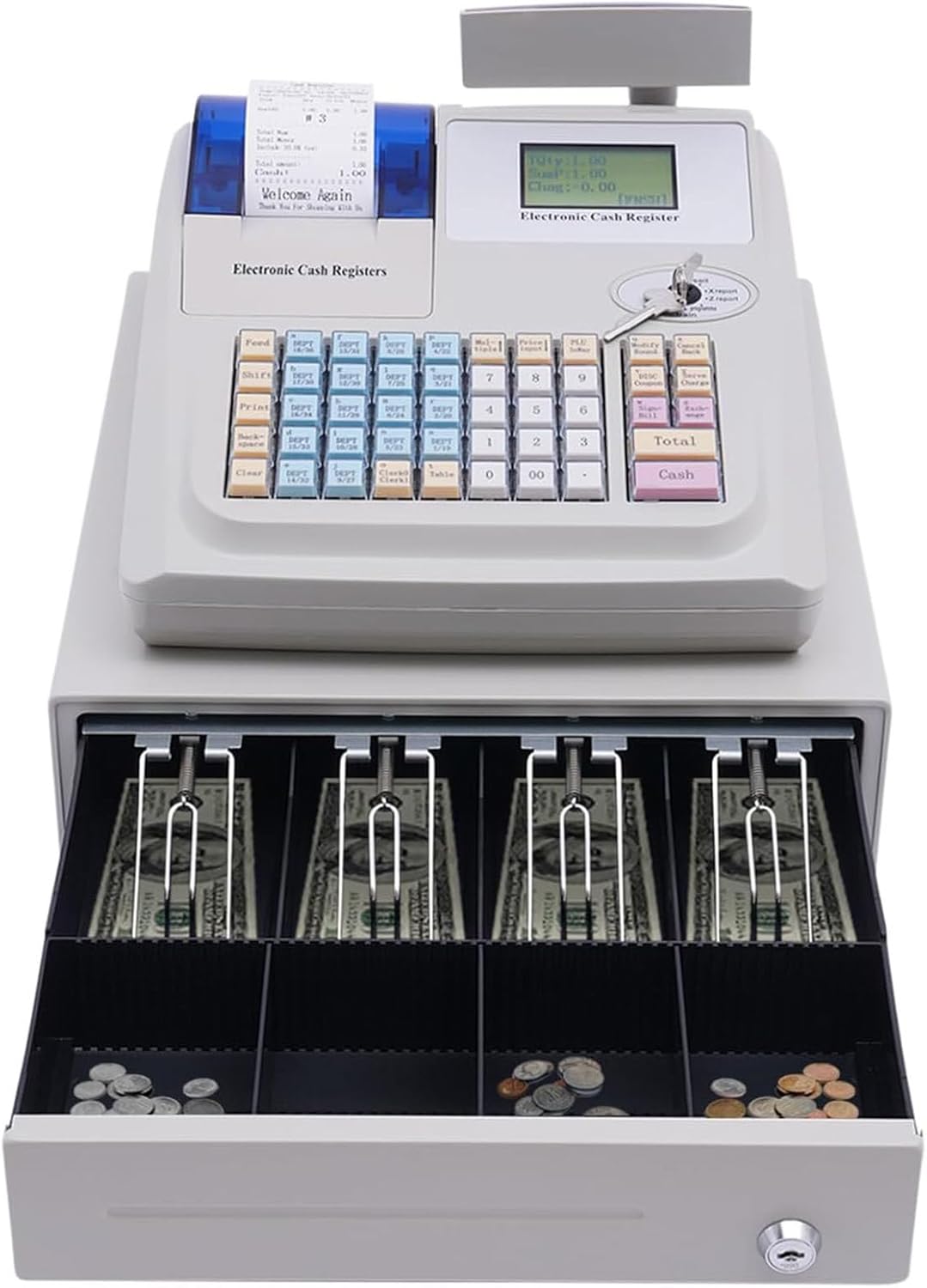 Electronic Cash Register, Supermarket Kiosk Retail POS System ...