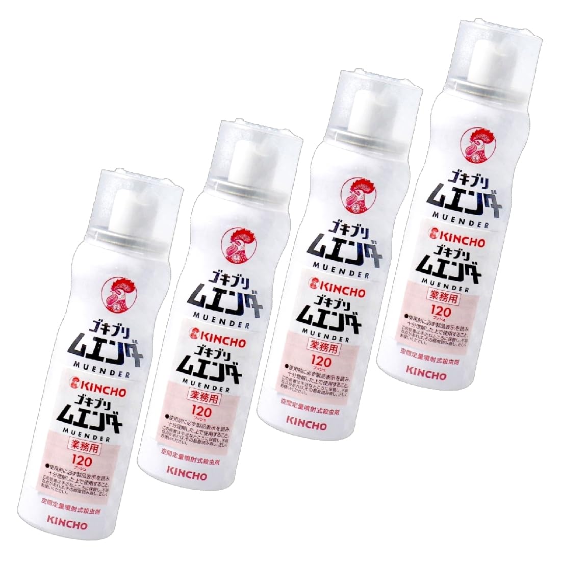 Amazon.co.jp: 金鳥 業務用 駆除剤 ゴキブリ ムエンダー 120 プッシュ スプレー 52ml ×4個 セット : ドラッグストア