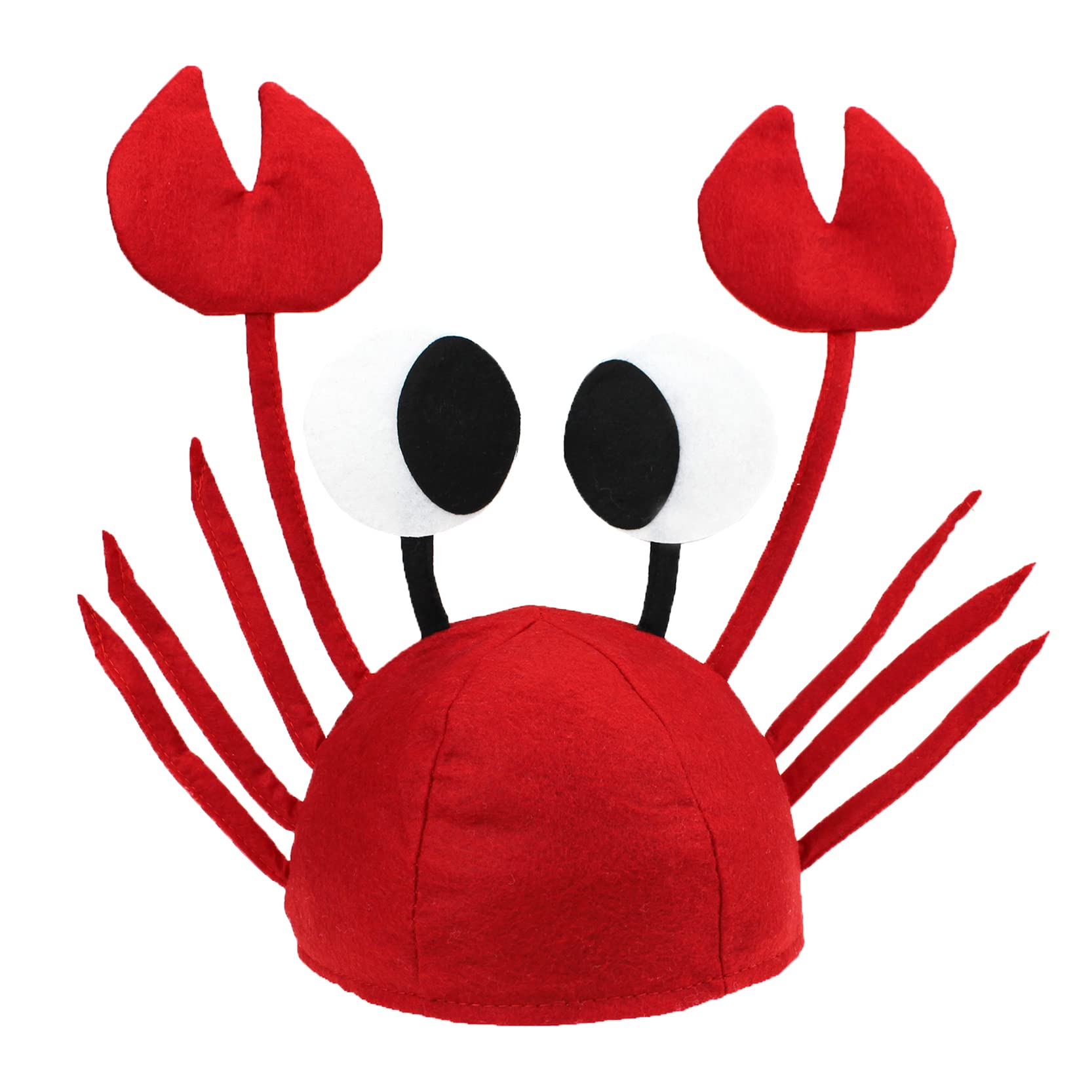 Amazon.com: Funny Party Hats Crab Hat, Crab Costume Novelty Hats - Red ...