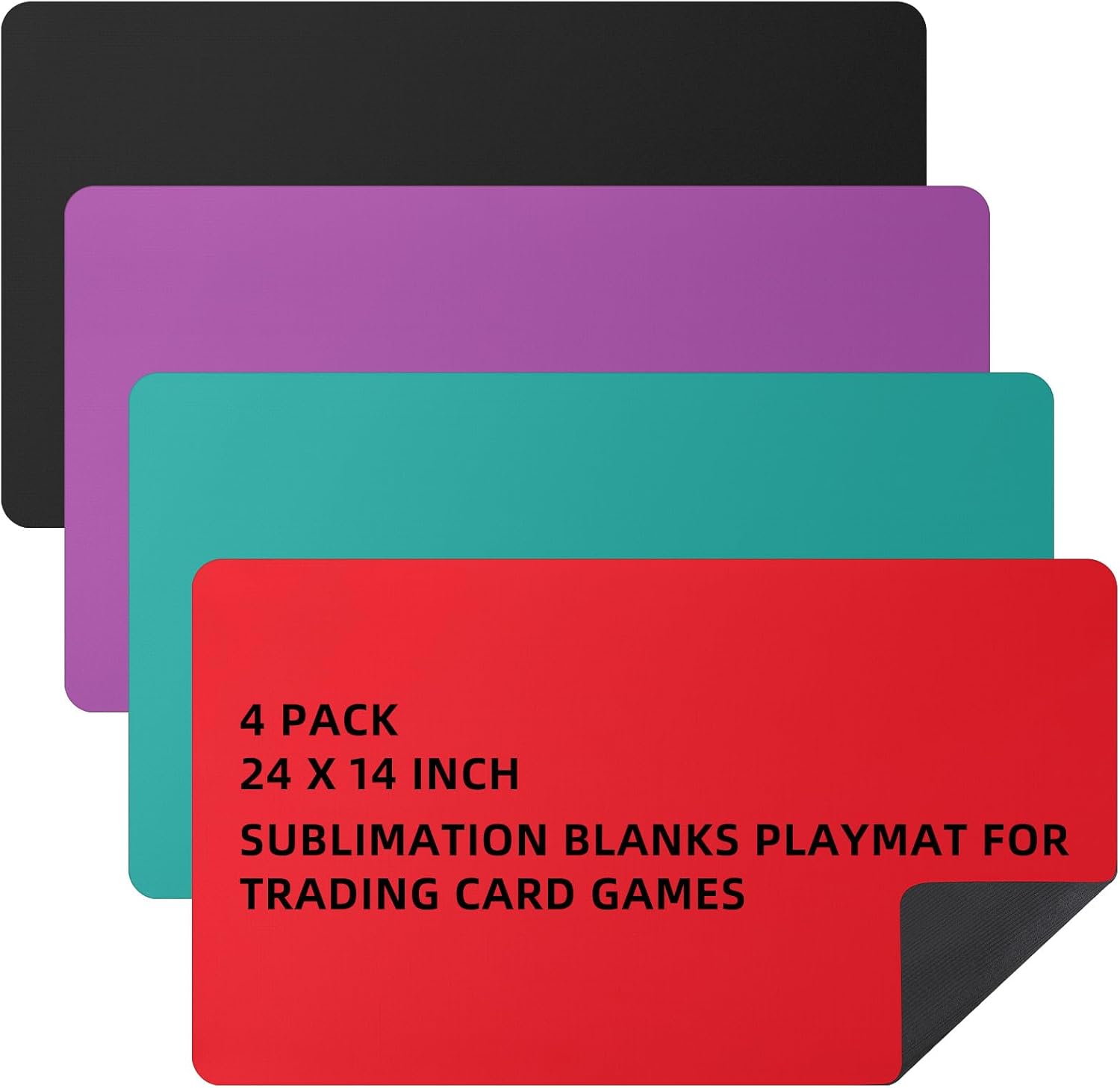 Amazon.com: Yexiya 4 Pcs Card Game Mats 14 x 24 Inch Playmat ...