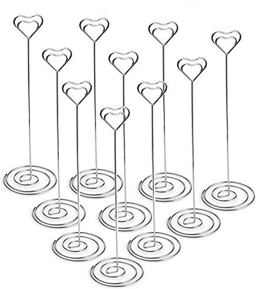 Amazon.com: Jofefe 10pcs 8.6" Tall Place Card Holders Table Number ...