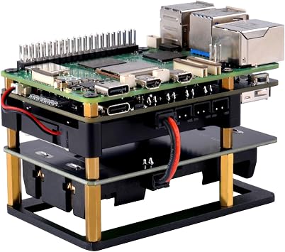 GeeekPi UPS Gen 6 Power Module for Raspberry Pi 5/4B : Amazon.it ...