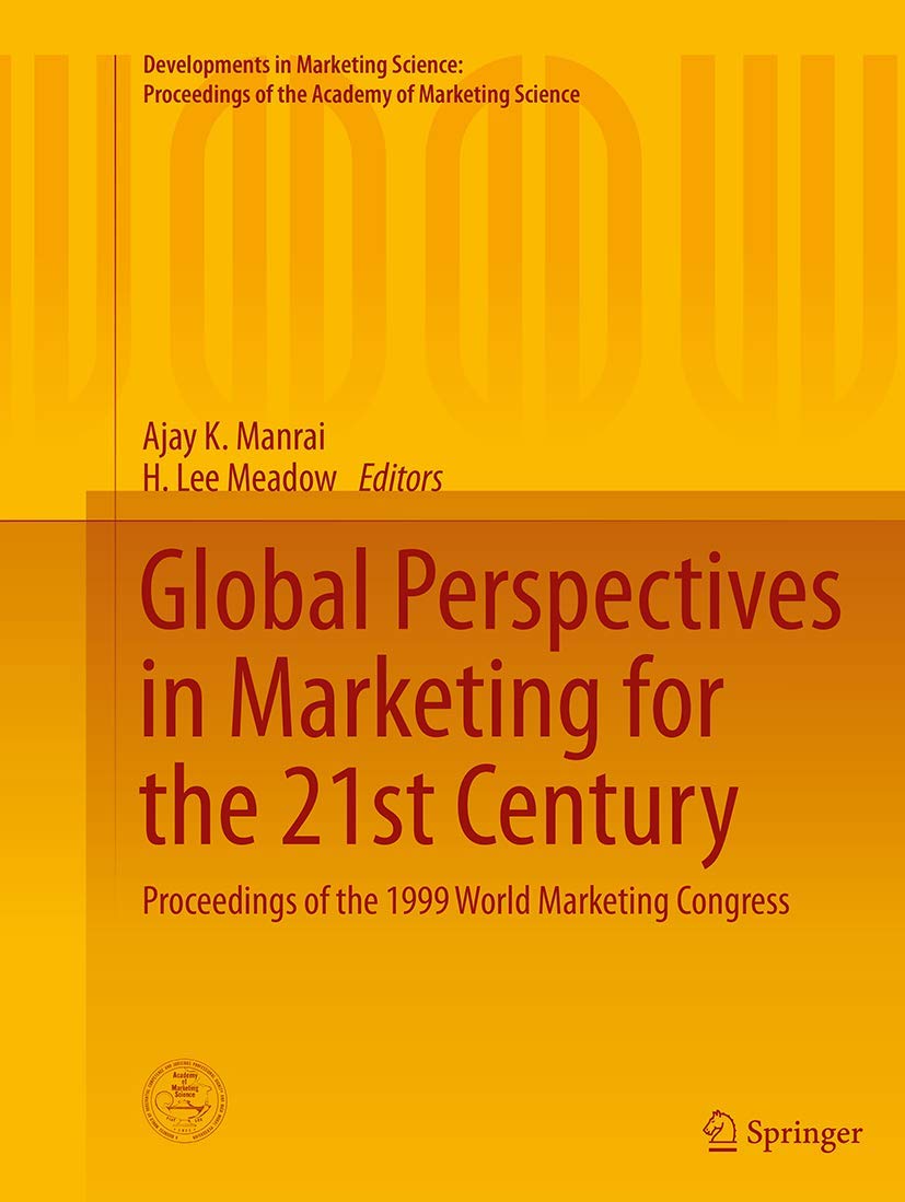 Global Perspectives in Marketing for the 21st Century: Proceedings of ...