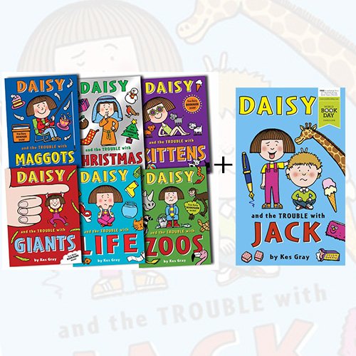 Daisy and the Trouble Collection Kes Gray 7 Books Bundle (Daisy and the ...
