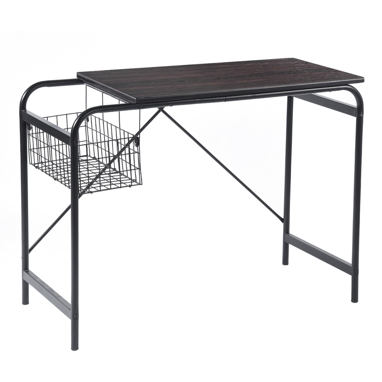 Snapklik.com : FurnitureR Home Office Computer Basket 31.5 Wooden ...
