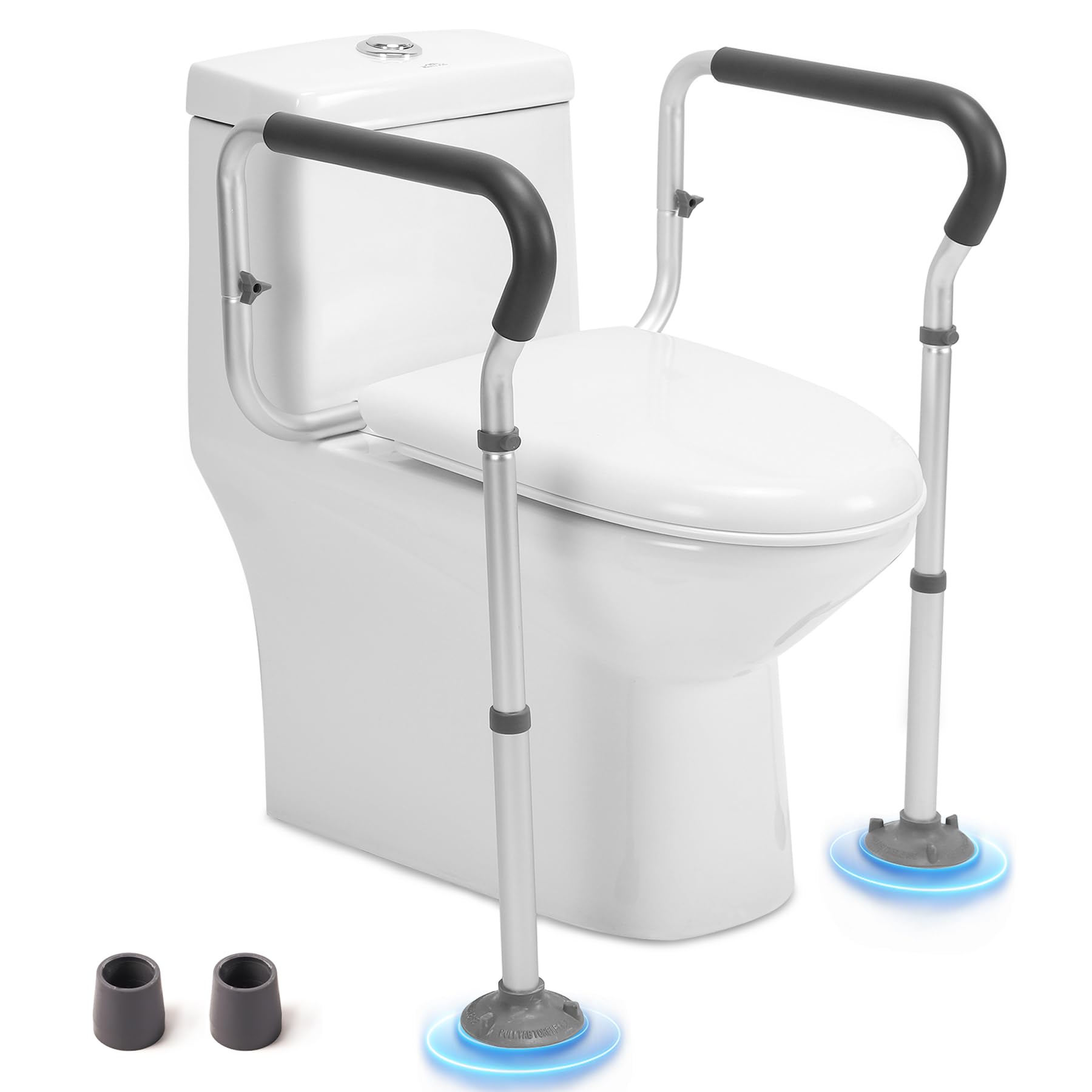 Amazon.com: Toilet Safety Rail for Seniors, Toilet Grab Bars for ...