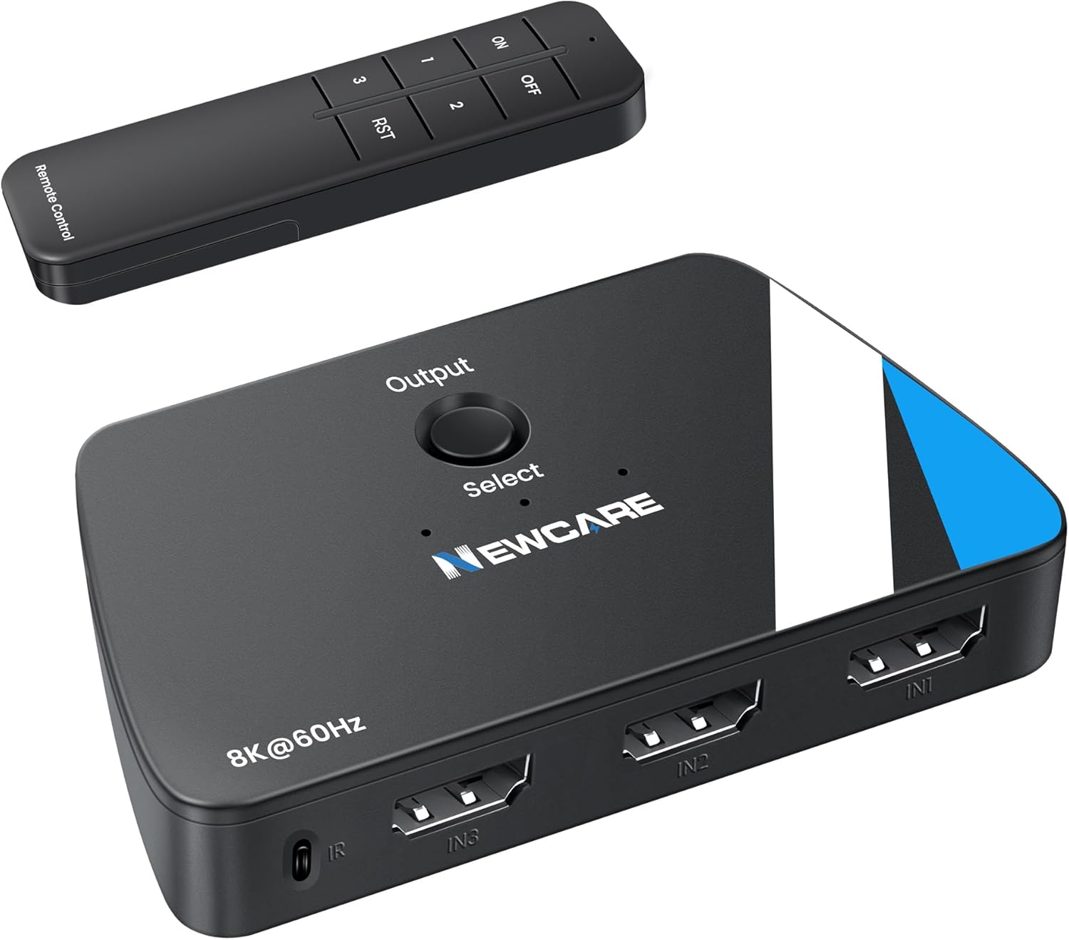 Amazon.com: NEWCARE 8K HDMI Switch 3 in 1 Out, HDMI 2.1 Switch with Remote, HDMI Splitter 4K ...
