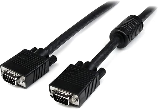 Amazon.com: StarTech.com 10 ft. (3 m) VGA to VGA Cable - HD15 Male to ...