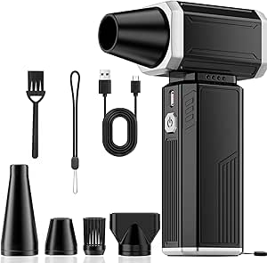 Amazon.com: Compressed Air Duster, Super Power Adjustable Speed ...