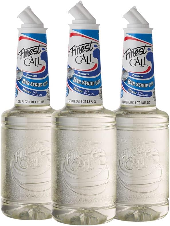 Amazon.com : Finest Call Premium Bar/Sugar Syrup Mix LITE, 1 Liter ...