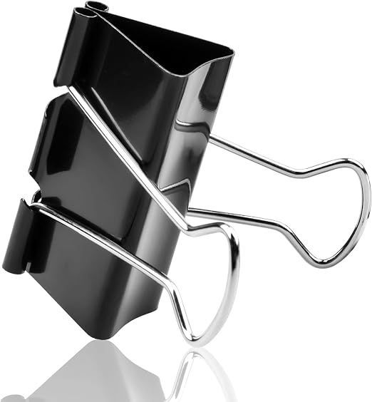 Luney 12PCS 2 Inch Extra Large Binder Clips, Big Binder Paper Clips ...