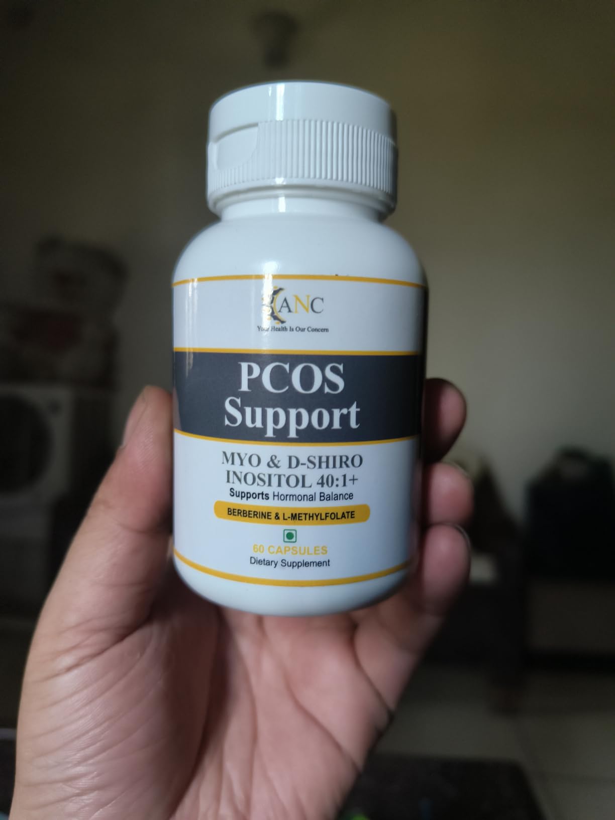 Buy ANC PCOS Supplement - 40:1 Ratio 2000mg Myo-Inositol to 50mg with ...