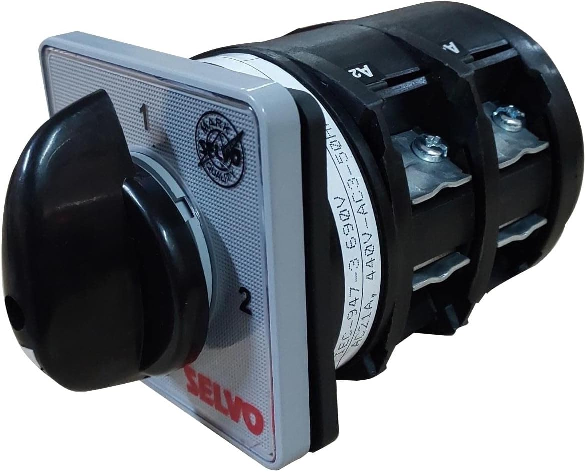 SELVO 100A Cam Operated Rotary Switch Phase Selector 1 Pole 4 Way ...