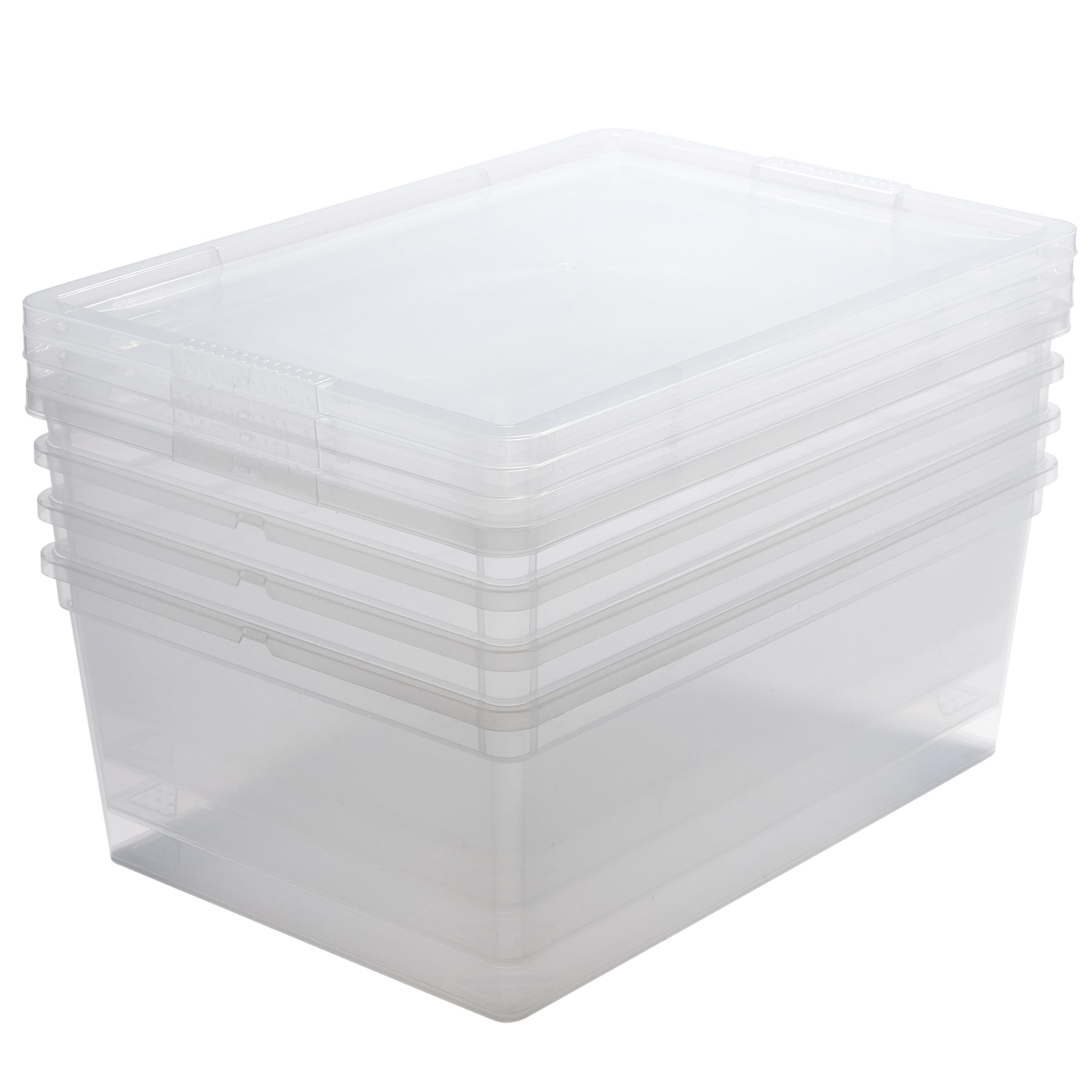 Amazon.com: Simplify Storage Bins with Lids | Dimensions: 14.25"x 7.5"x ...