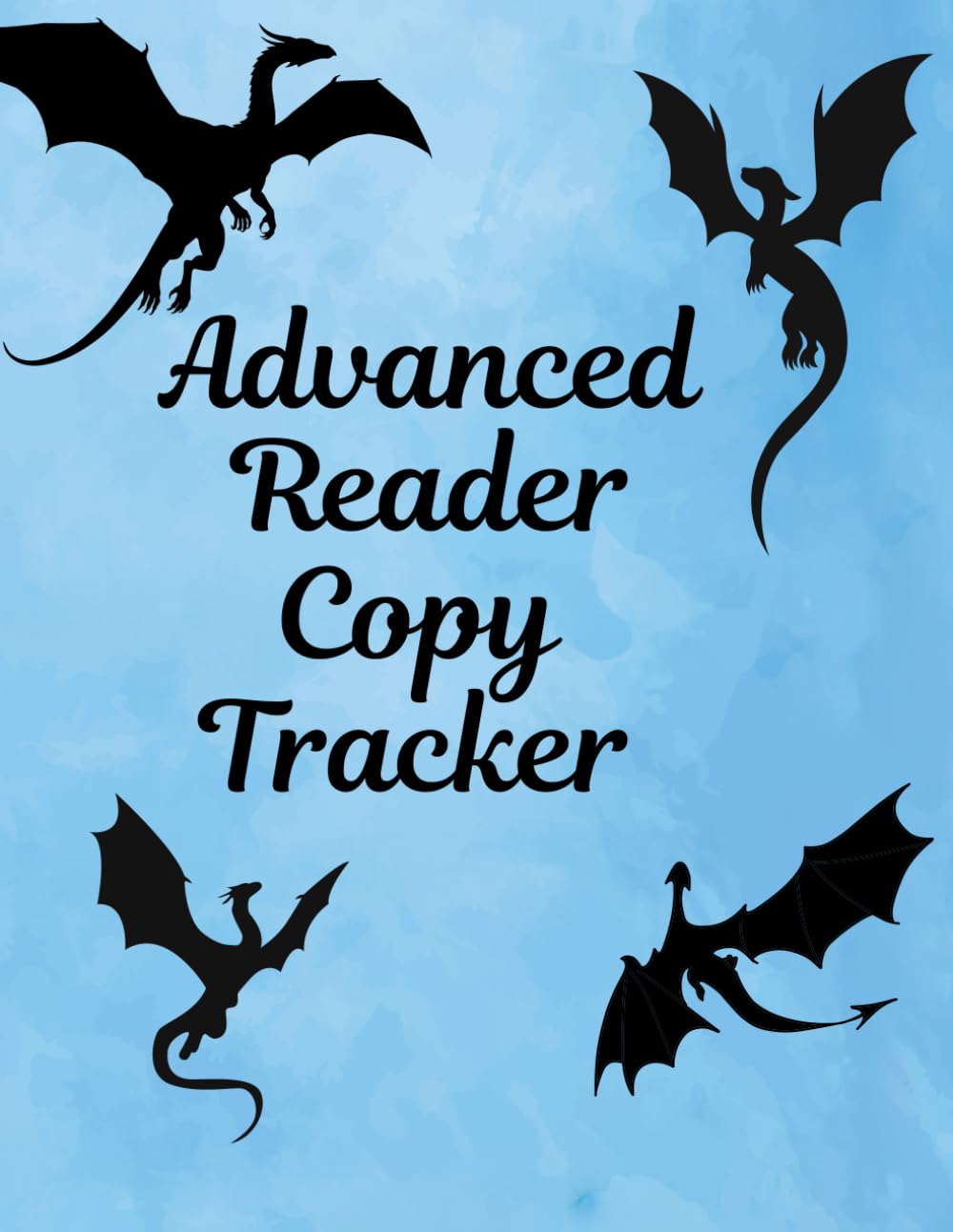Advanced reader copy tracker: 8.5x11 inch ARC journal: Black, Melissa ...