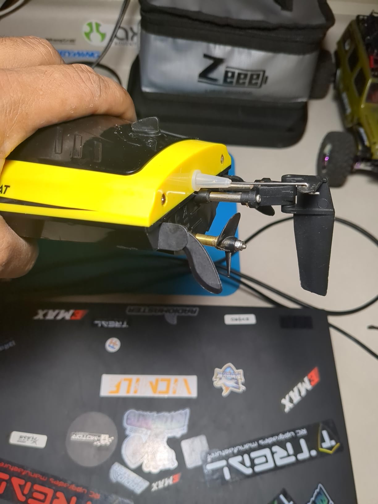 Amazon.com: ALPHAREV RC Boat Accessories - Rudder for R208&R308 RC ...