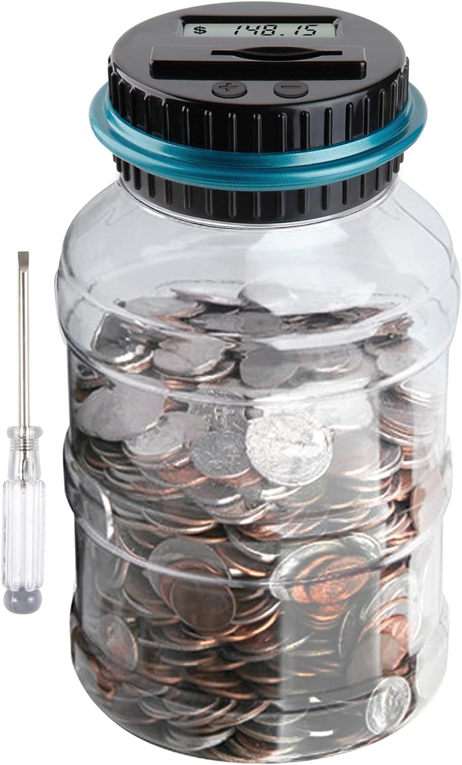 Amazon.com: Byteen8 Coin Counter Coin Sorter｜Pen Holder + Coin Holder ...