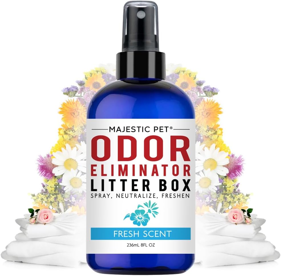 Amazon.com: Majestic Pet Litter Box Deodorizer 8 FI Oz – Cat Litter Box ...