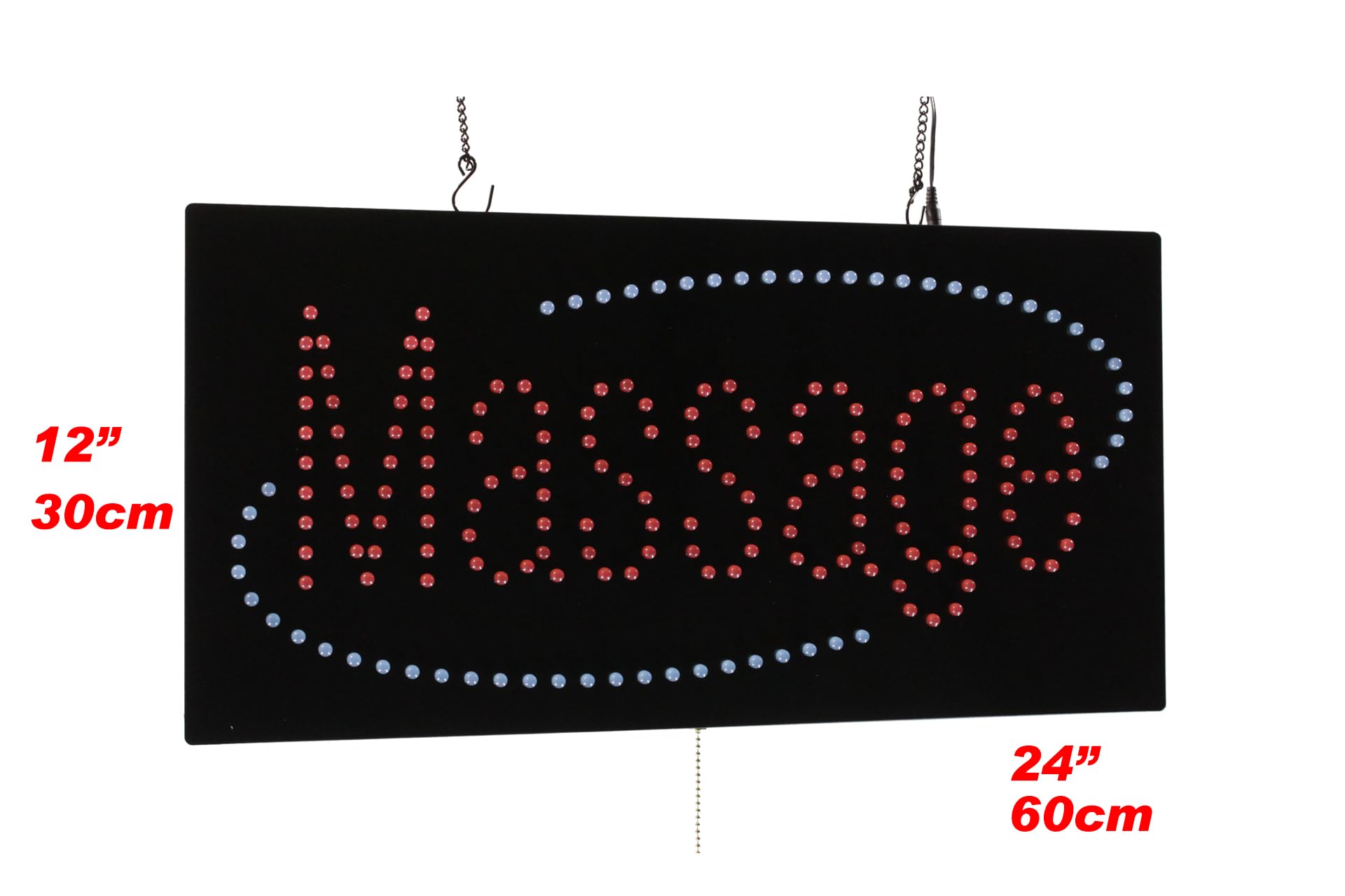 On Air Sign Barber Shop Sign 24x12 60x30cm Topking Led Neon Florescent ...