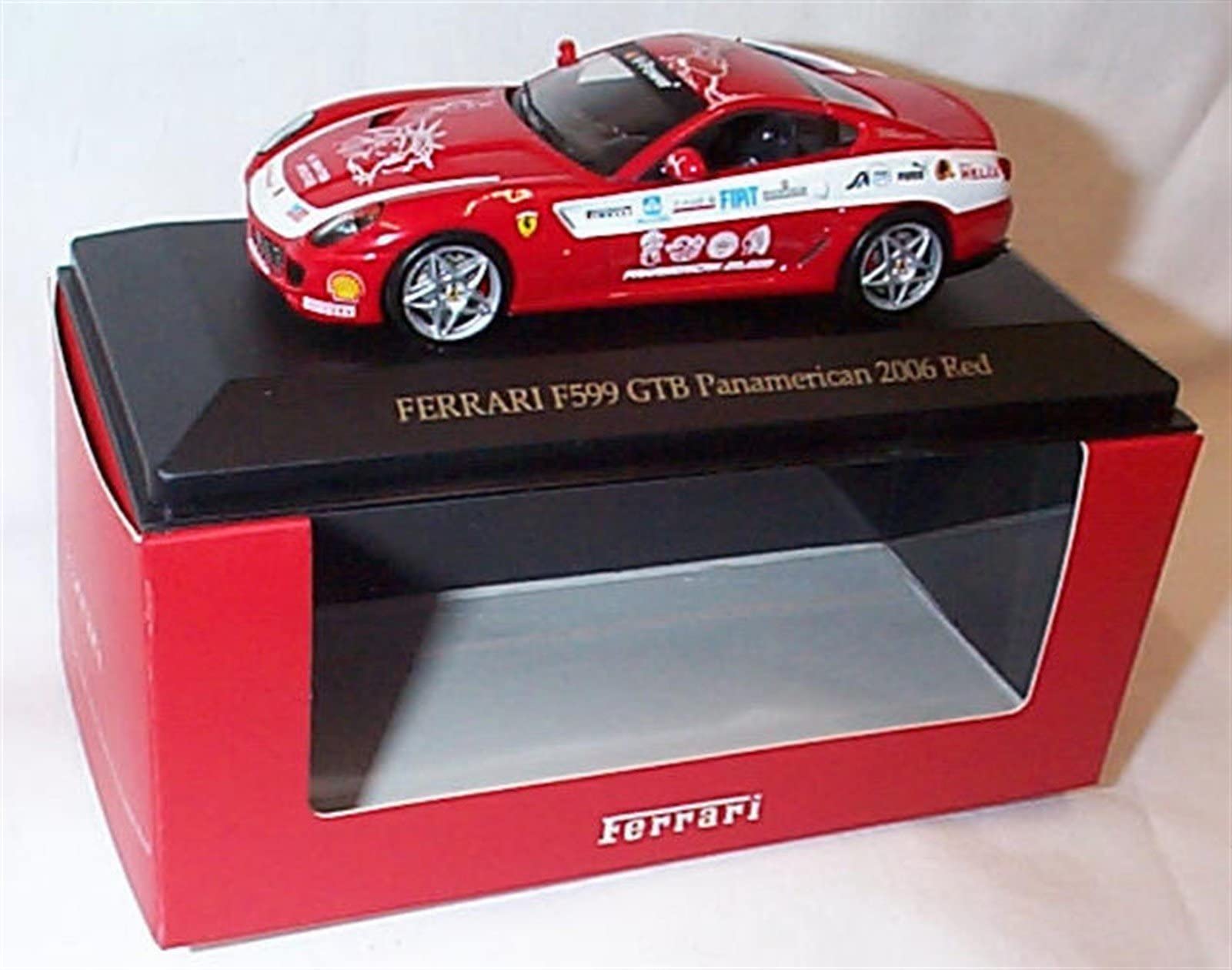 Buy ixo red / white ferrari F599 GTB panamerican 2006 car 1.43 scale ...