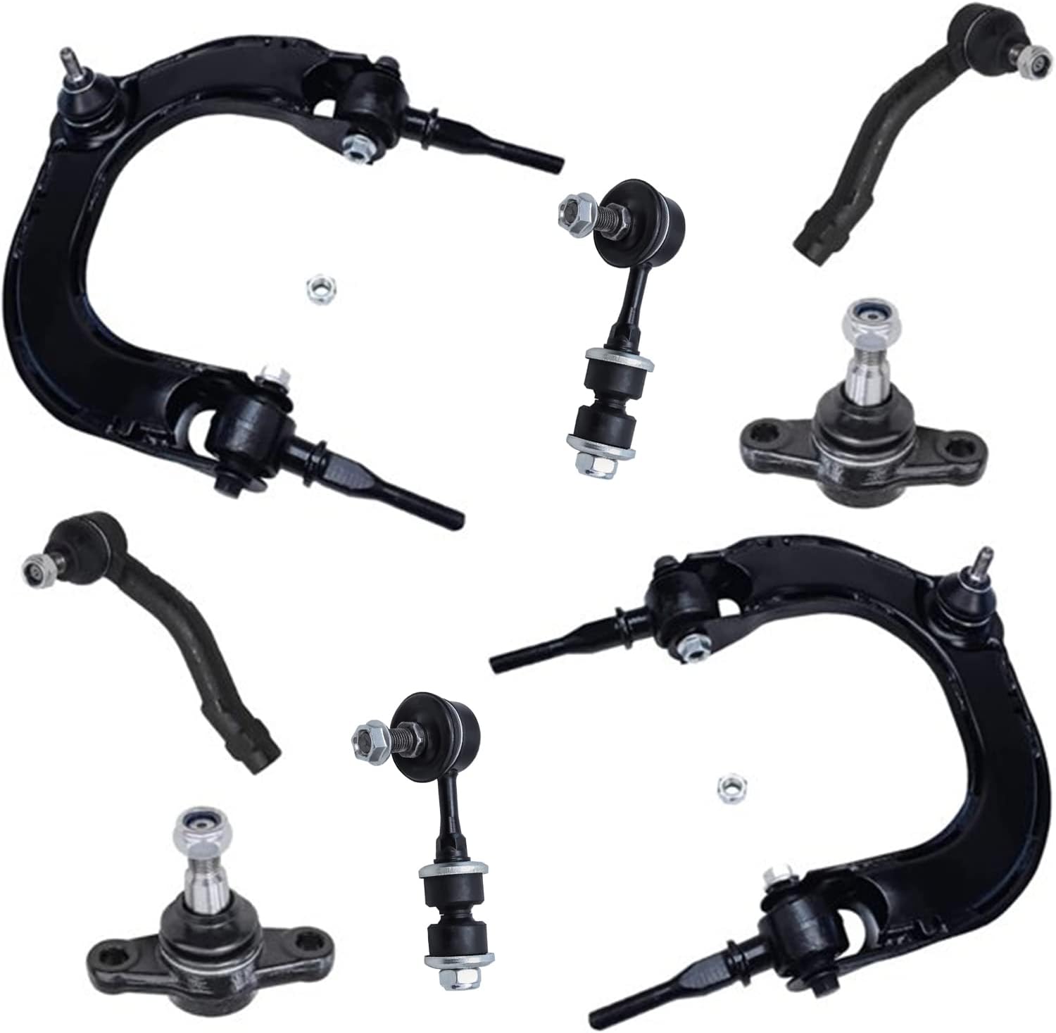 Amazon.com: Detroit Axle - 8pc Front End Suspension Kit for Hyundai Sonata XG300 XG350 Kia ...