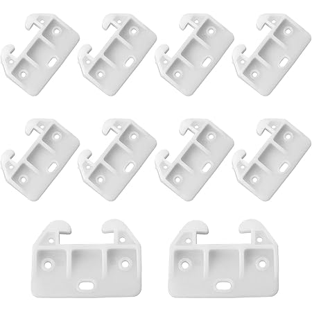 Rear Drawer Slide Glides Bottom Mount Plastic Drawer Guides Cabinet ...