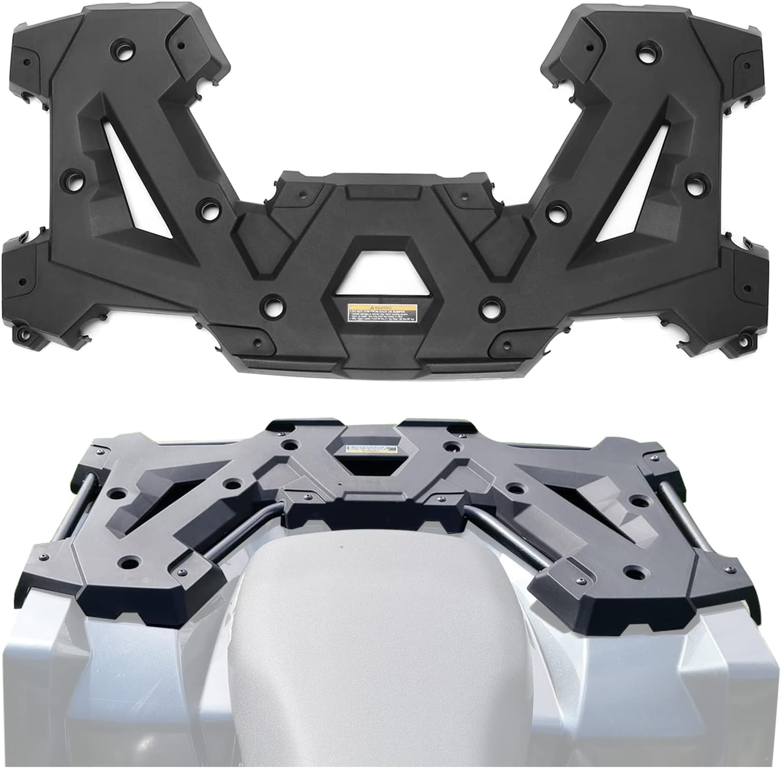 Amazon.com: Polaris 2884843 Black Rear Utility Rack OEM 2021 Sportsman ...